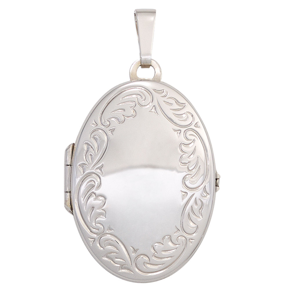 Medaillon Sterling Silber rhodiniert günstig bei dekodor